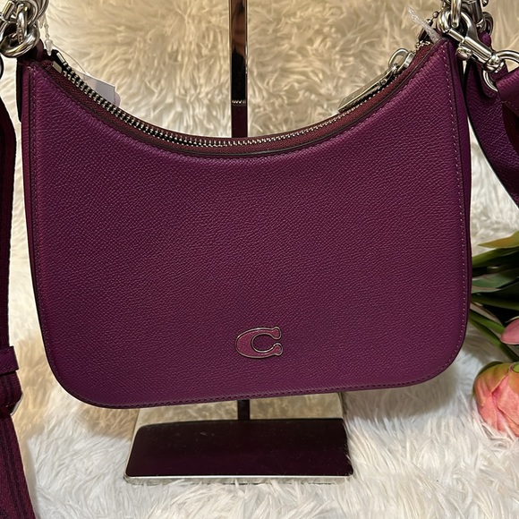 Coach | Bags | Coach Hobo Crossbody Deep Plum | Poshmark